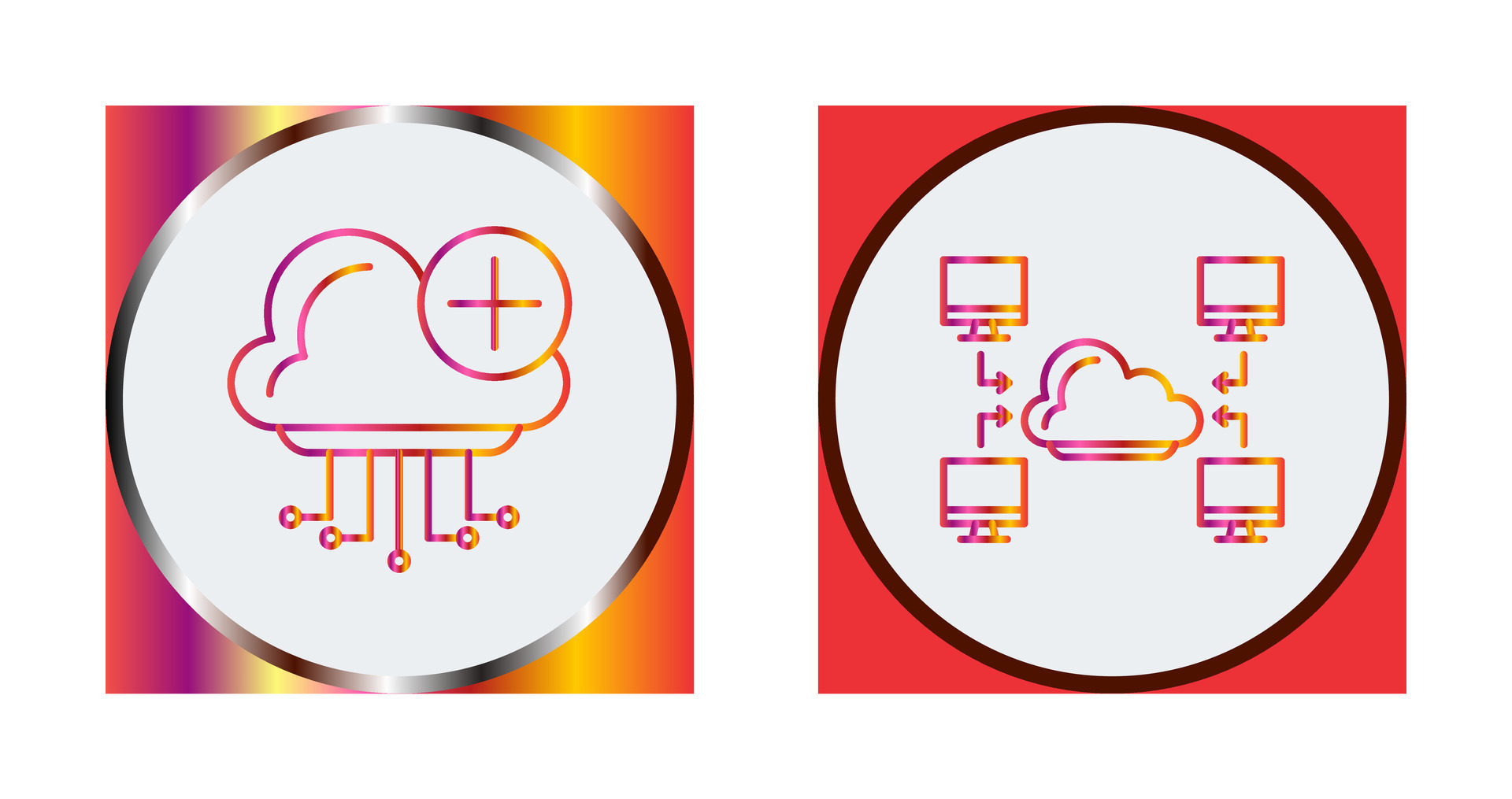 Cloud Computing and Computer Icon 32901644 Vector Art at Vecteezy