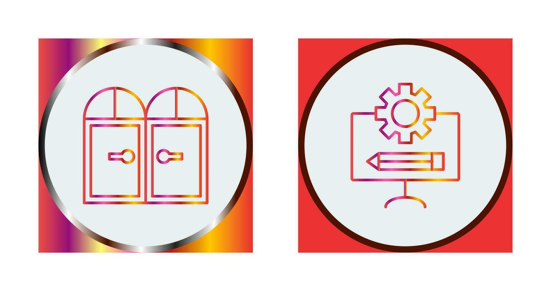 Door And Blueprint Icon 32902011 Vector Art At Vecteezy
