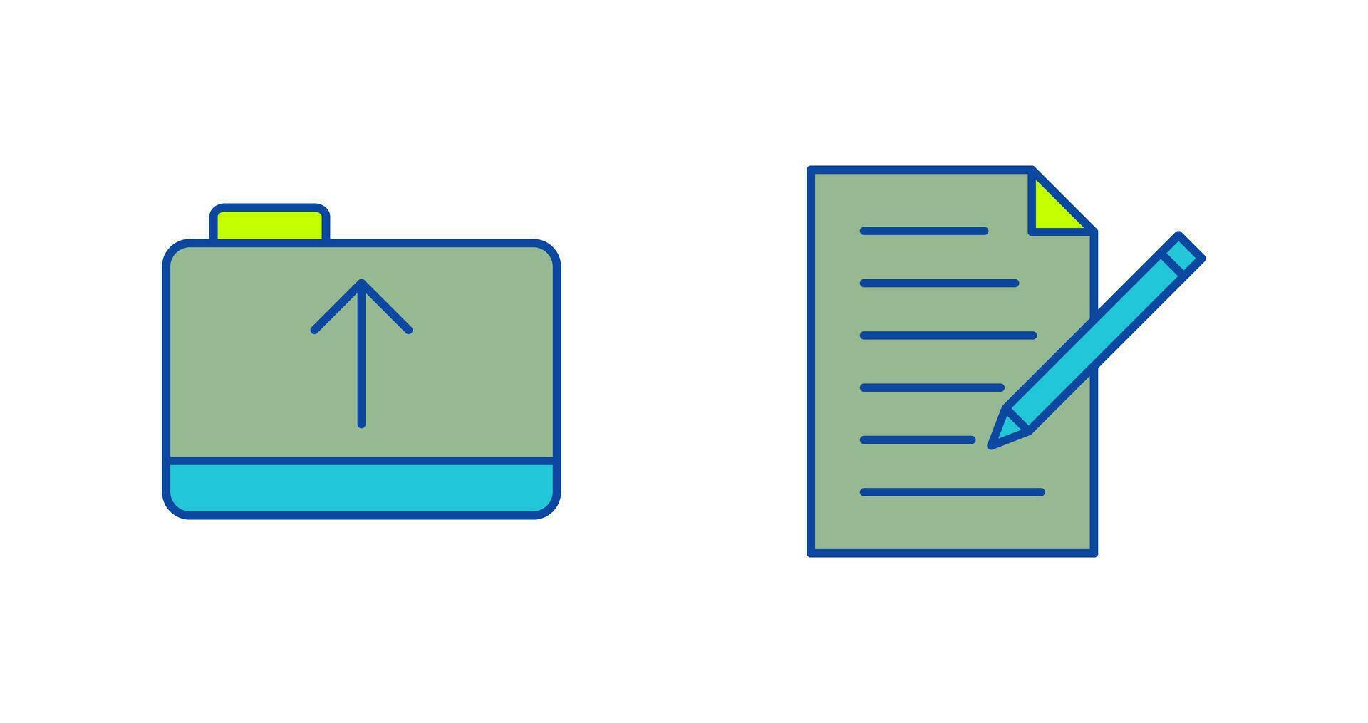folder and edit document Icon 32902479 Vector Art at Vecteezy