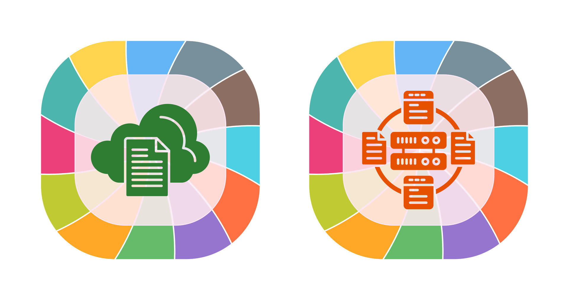 File and Server Icon 32906658 Vector Art at Vecteezy