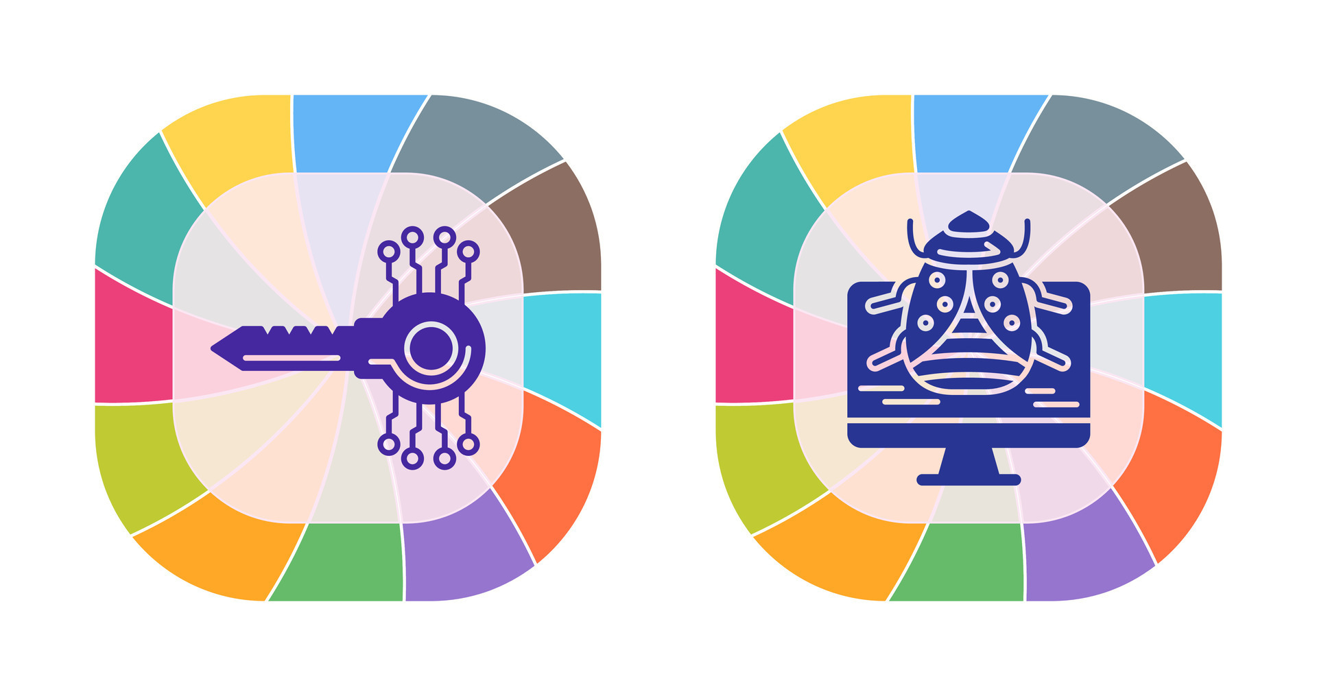Key Code and Malware Icon 32906689 Vector Art at Vecteezy
