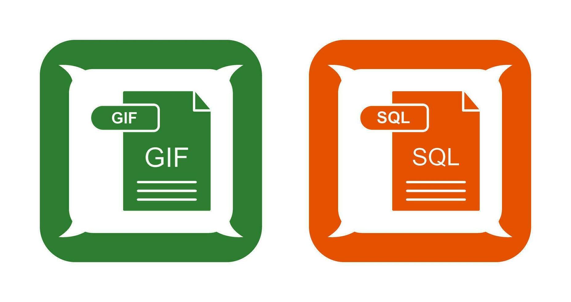 gif y sql icono 32907463 Vector en Vecteezy