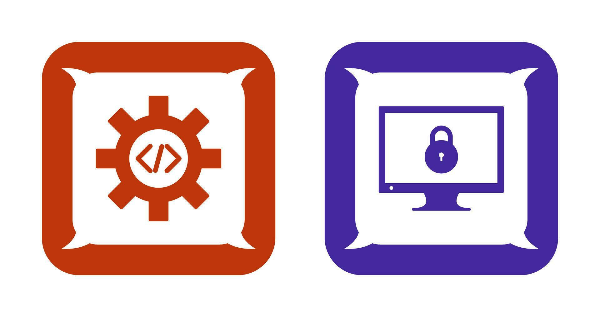 code optimization and closed access Icon 32907507 Vector Art at Vecteezy