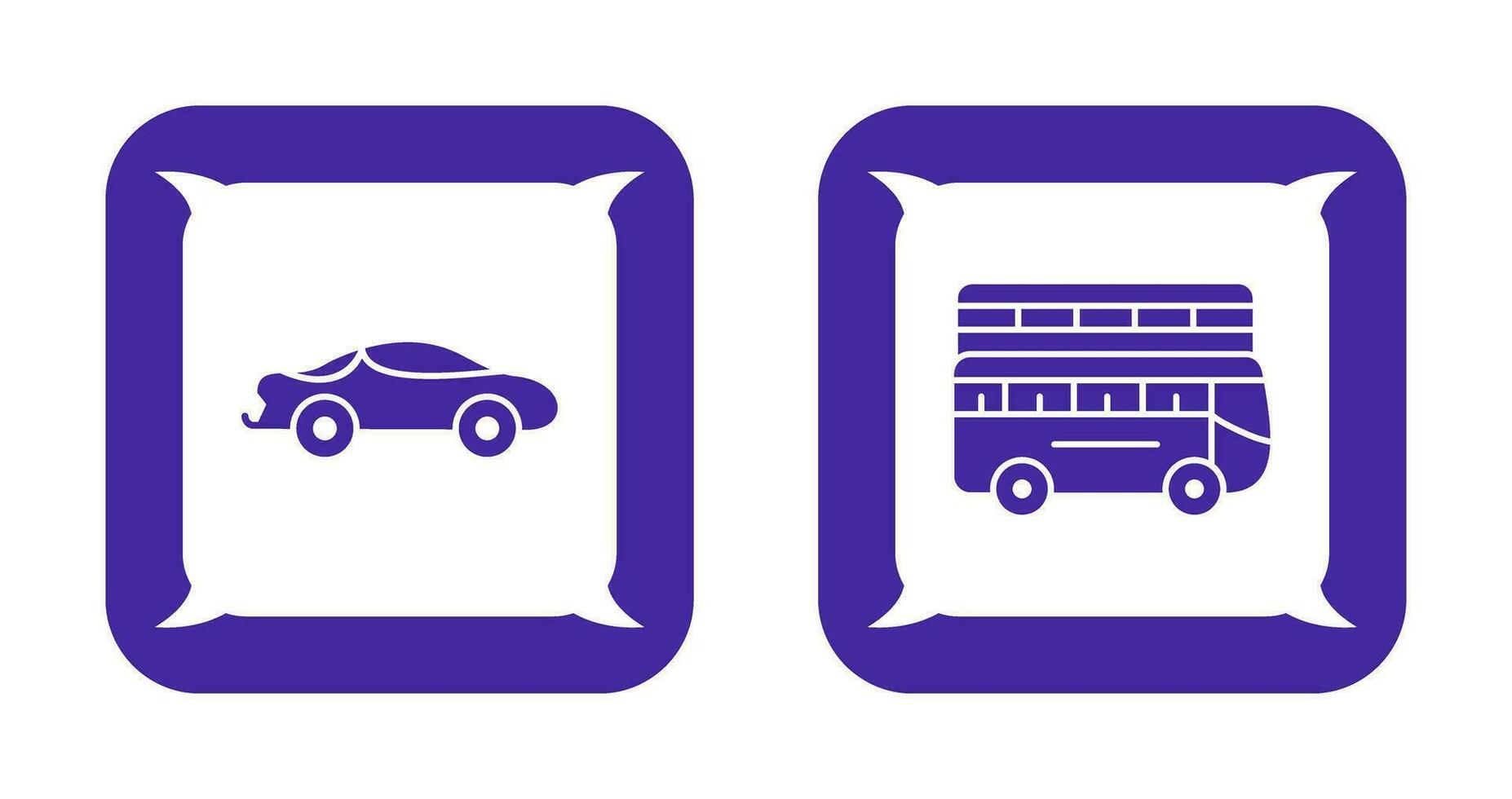 Sports Car and Double Icon 32907551 Vector Art at Vecteezy