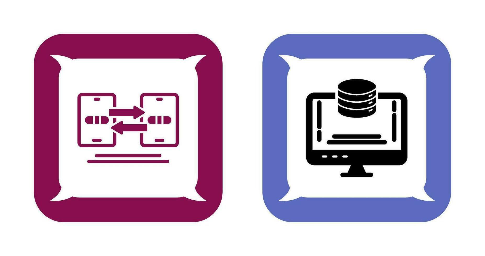 Data Synchronization And Data Storage Icon 32908259 Vector Art At Vecteezy