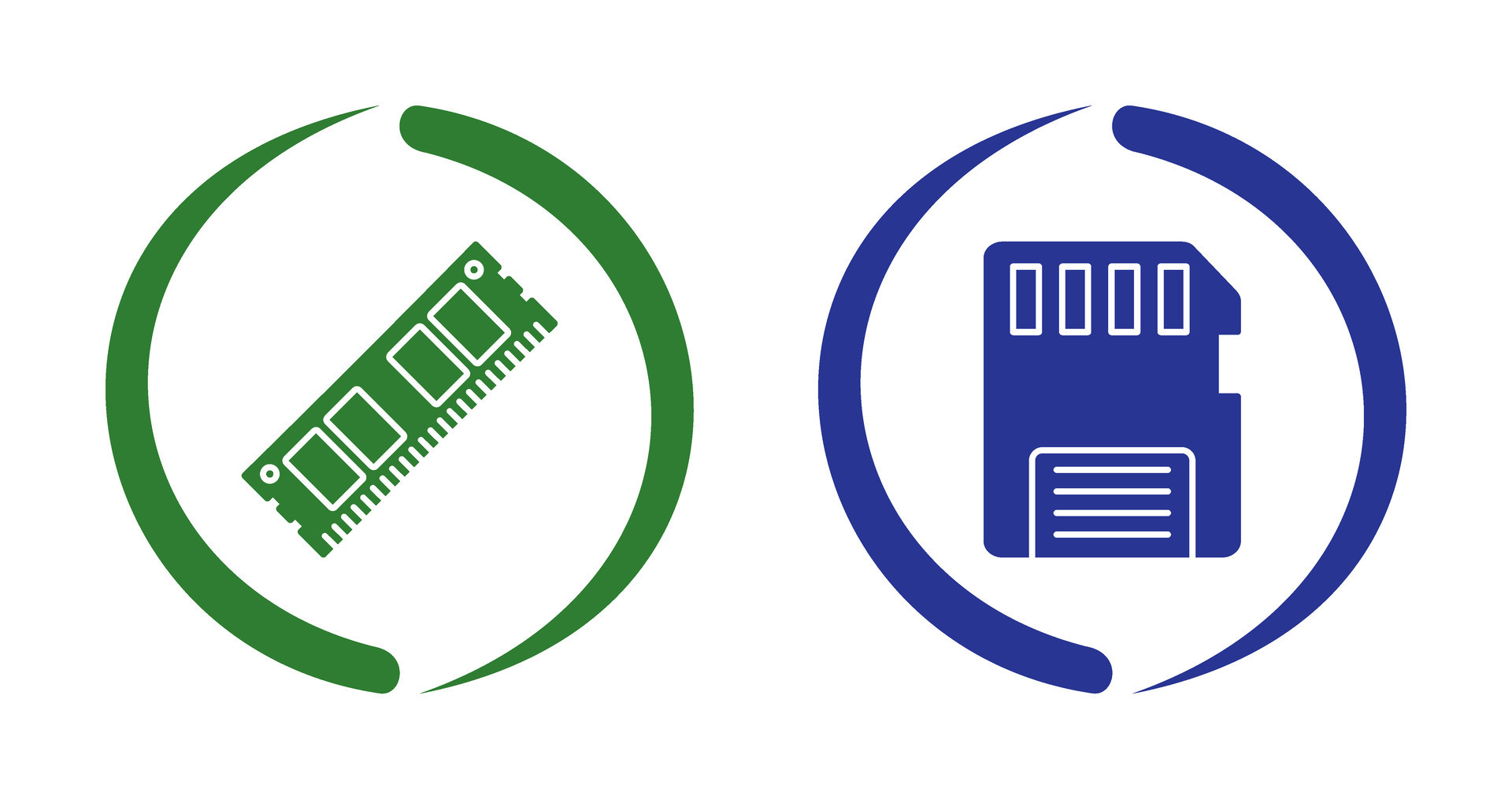Ram and Memory Card Icon 32908823 Vector Art at Vecteezy