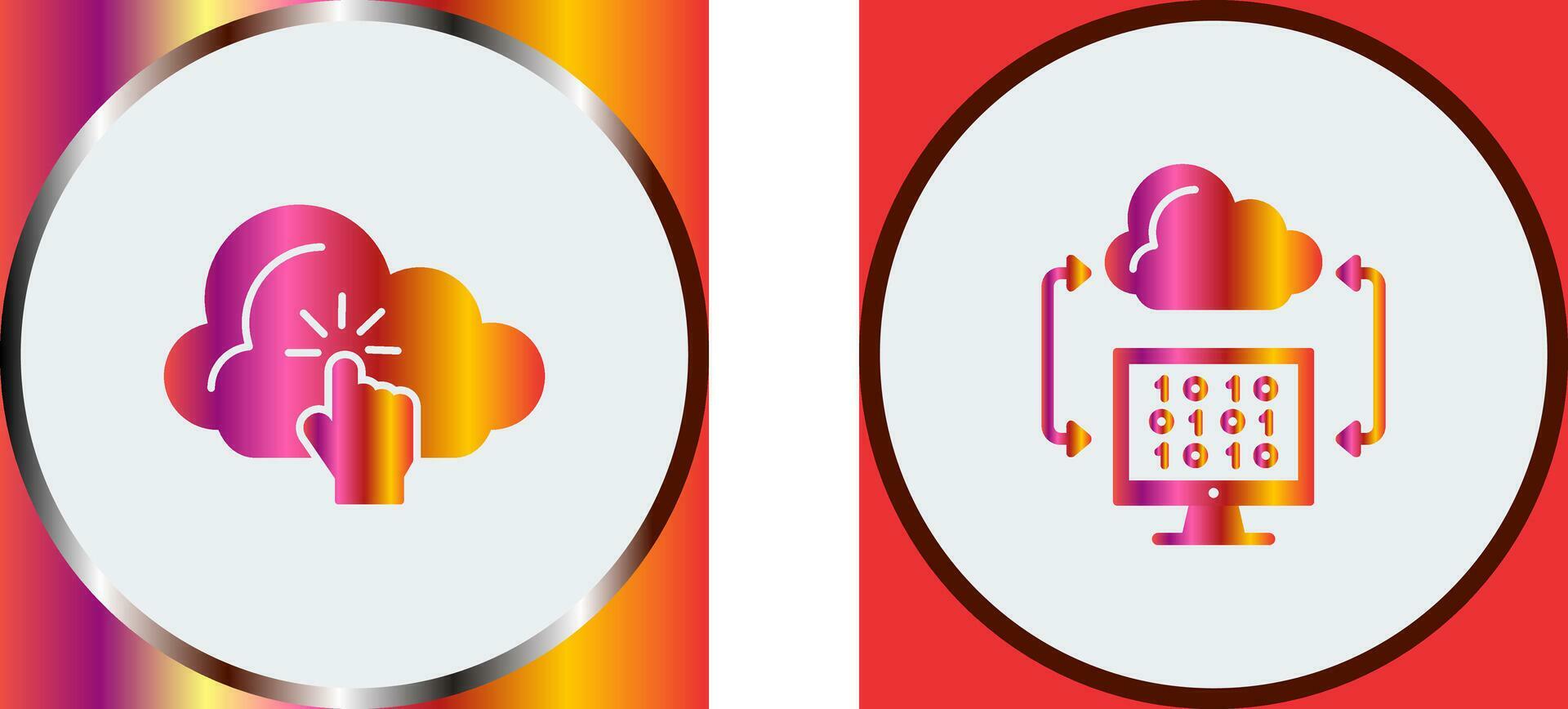 Cloud Computing And Cloud Coding Icon 32910842 Vector Art At Vecteezy