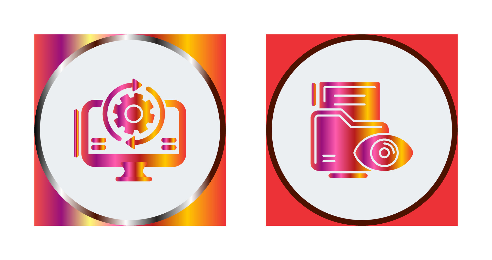Synchronization And Data Visualization Icon 32910976 Vector Art At Vecteezy
