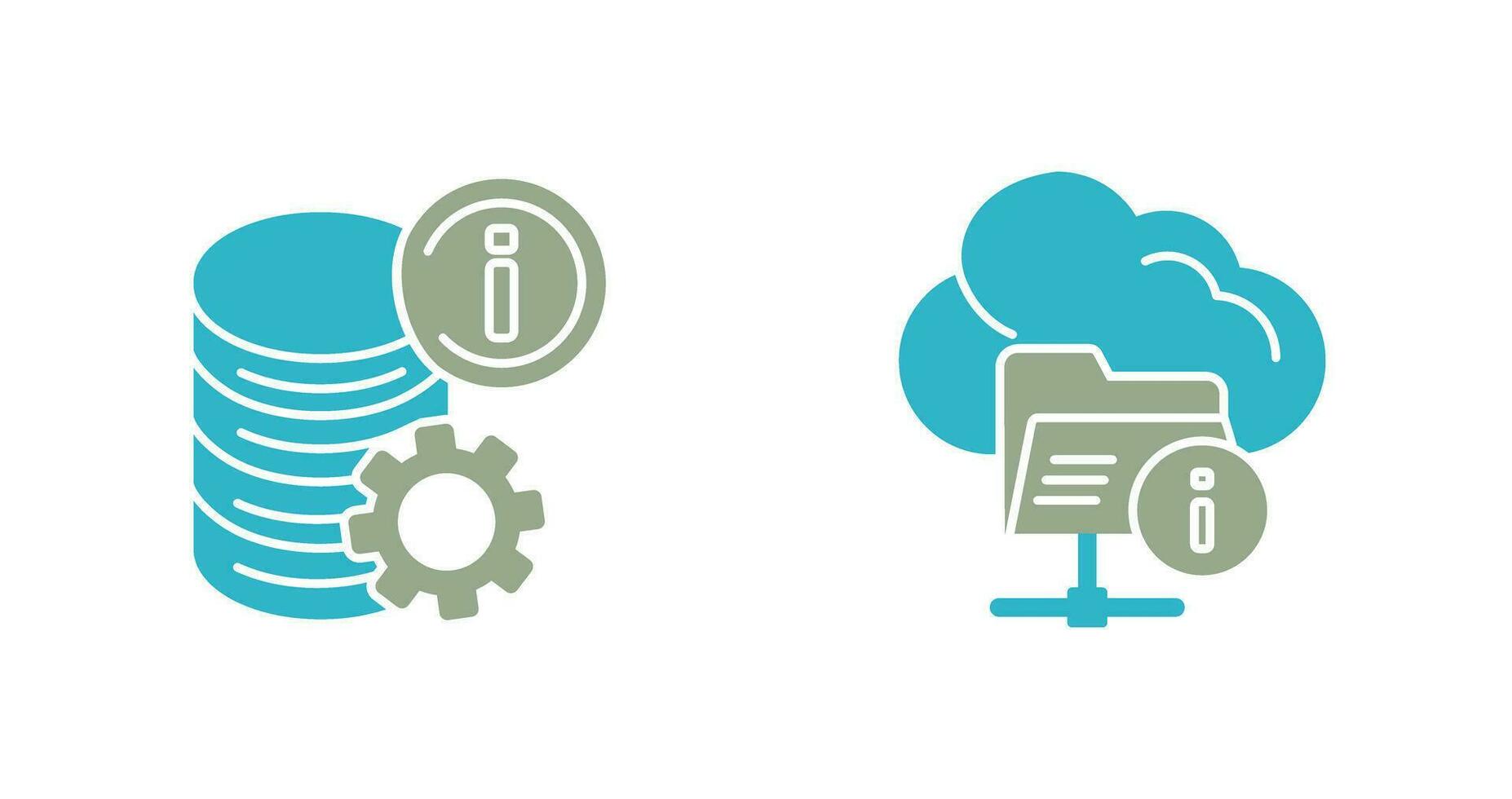 data and folder Icon 32911711 Vector Art at Vecteezy