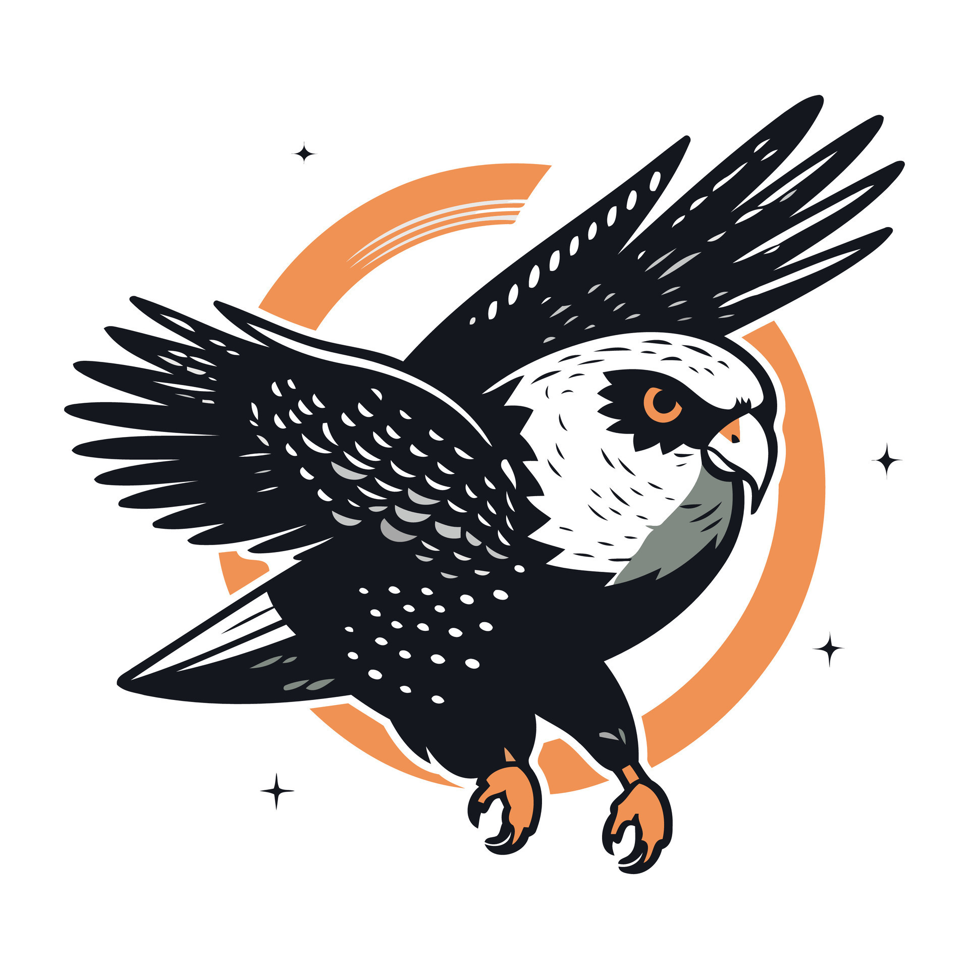 Bald Eagle Vector Illustration For T Shirt Print Design 32926255 Vector Art At Vecteezy