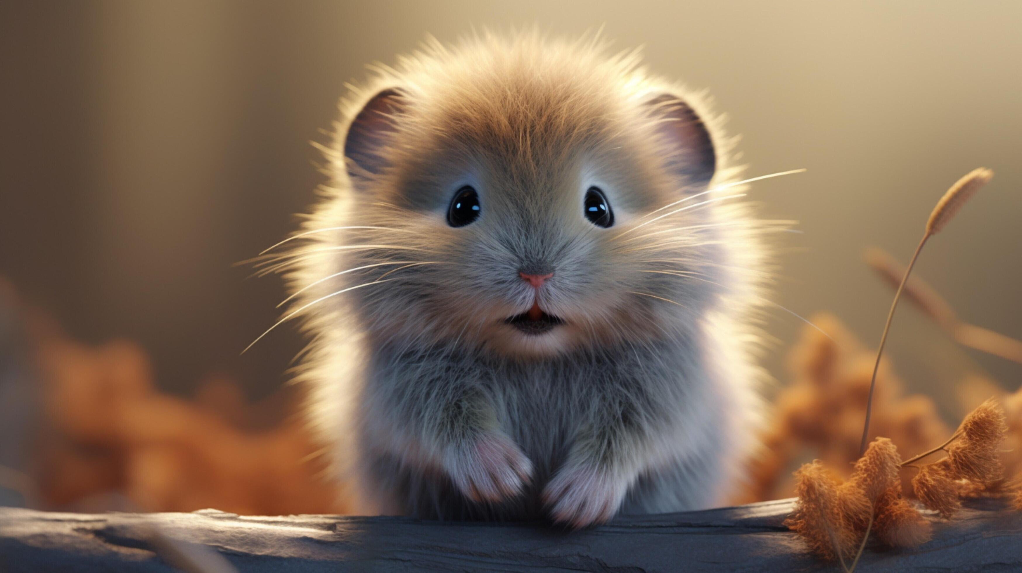 a cute small rodent with fluffy fur and whiskers 32932727 Stock Photo at Vecteezy