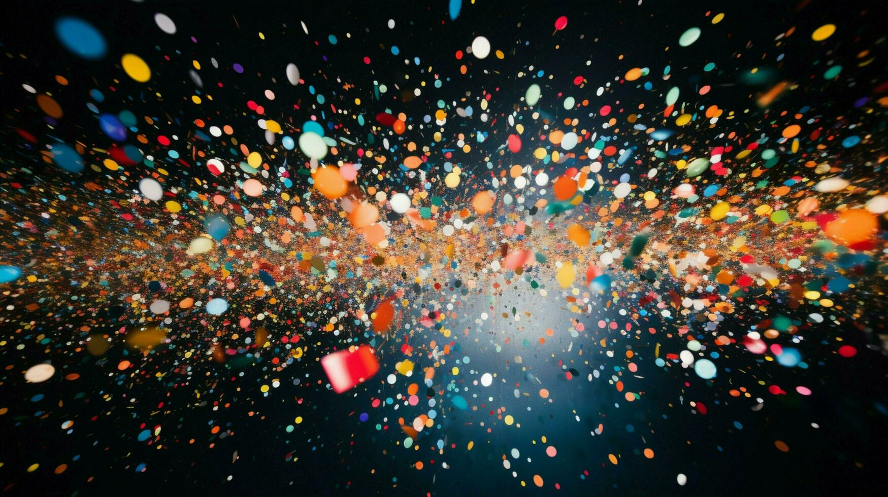 abstract multi colored confetti falling at festive celebration 32933900 Stock Photo at Vecteezy