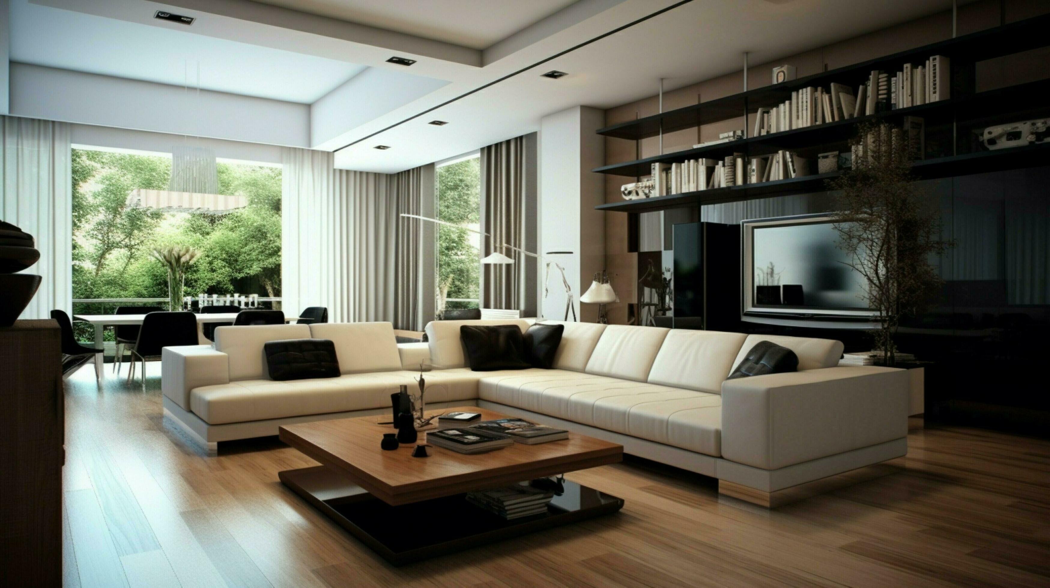 modern domestic room with elegant home interior design 32943440 Stock ...