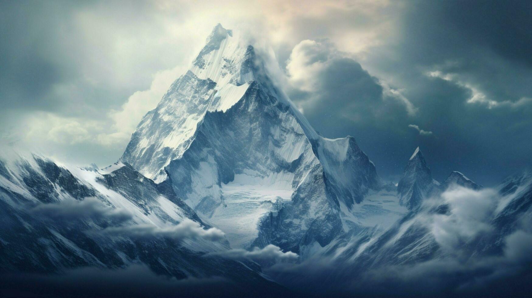 snowy mountain peak nature beauty in winter 32946674 Stock Photo at ...