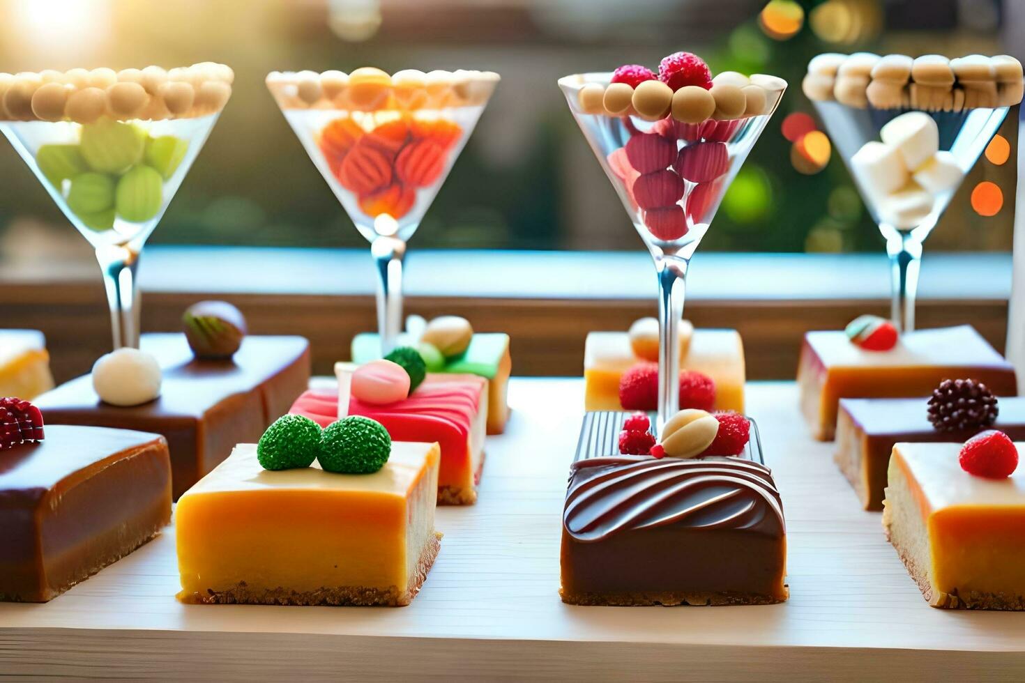 A Table With Many Different Types Of Desserts AI Generated 32952533 a-table-with-many-different-types-of-desserts-ai-generated-32952533