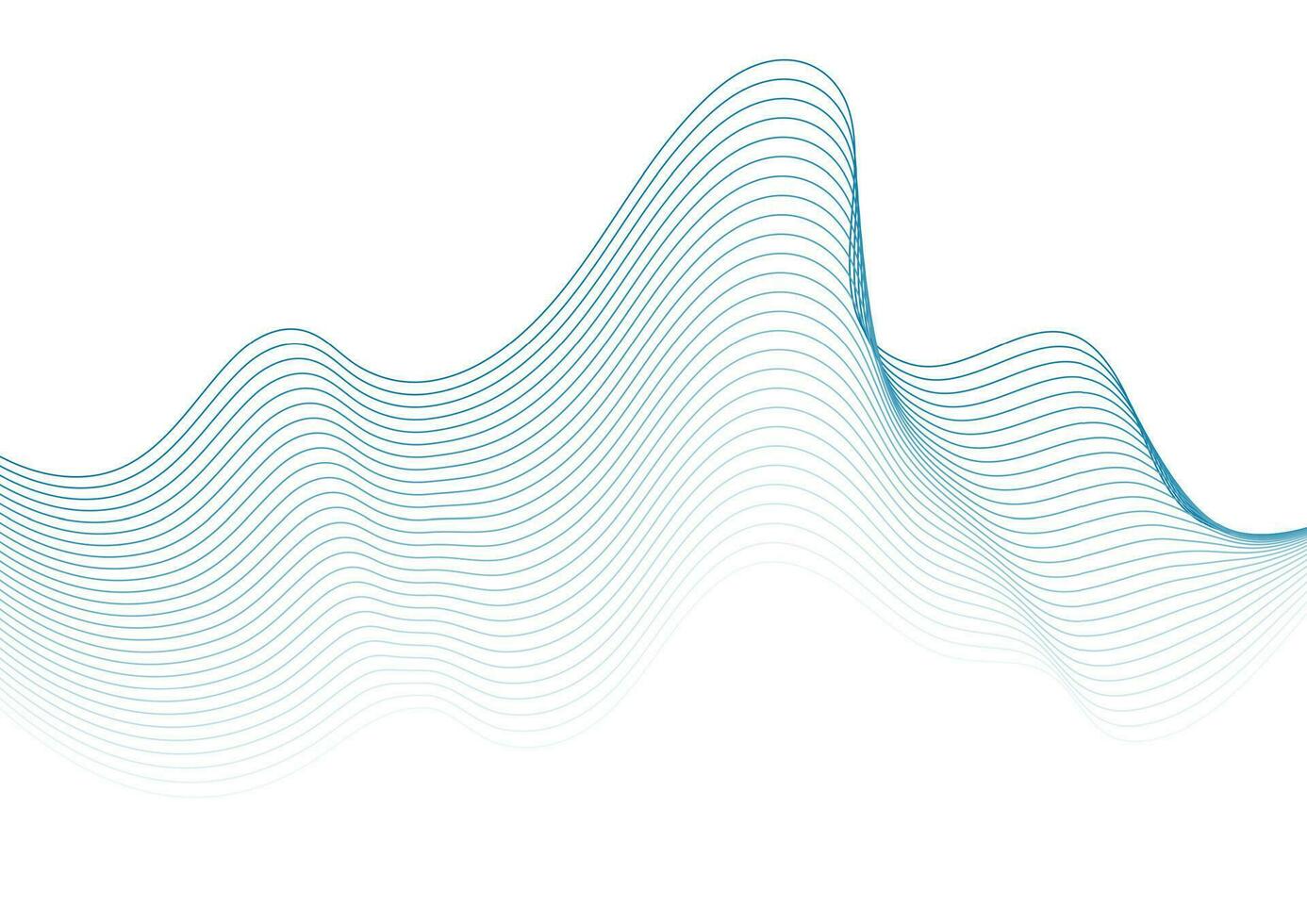 Blue minimal wavy lines abstract background 32966612 Vector Art at Vecteezy