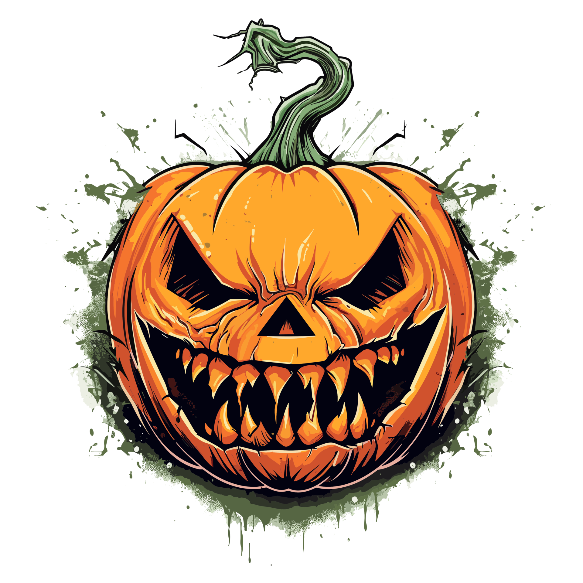 Scary Halloween Pumpkin Clipart - Ai Generative 32973554 PNG Scary Halloween Pumpkin Clipart - Ai Generative 32973554 PNG