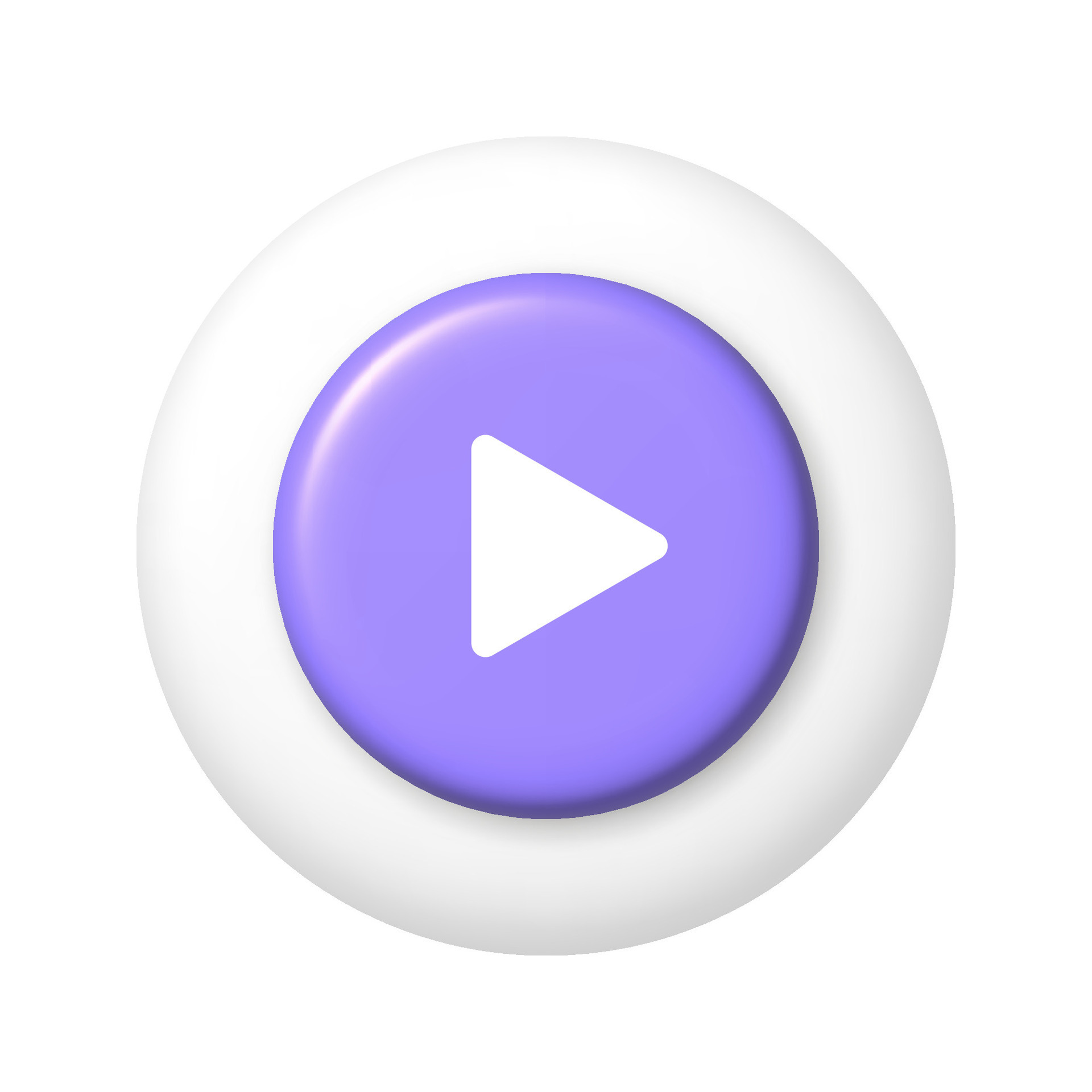 Purple start button icon on white round button. 3D vector illustration. 32976203 Vector Art at ...