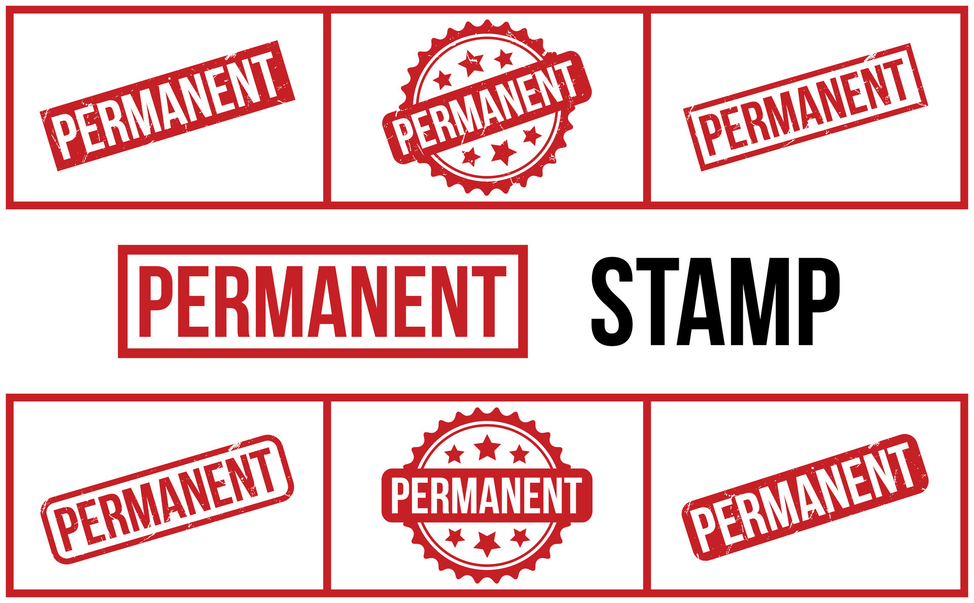 Permanent Rubber Stamp Set Vector 32978992 Vector Art at Vecteezy