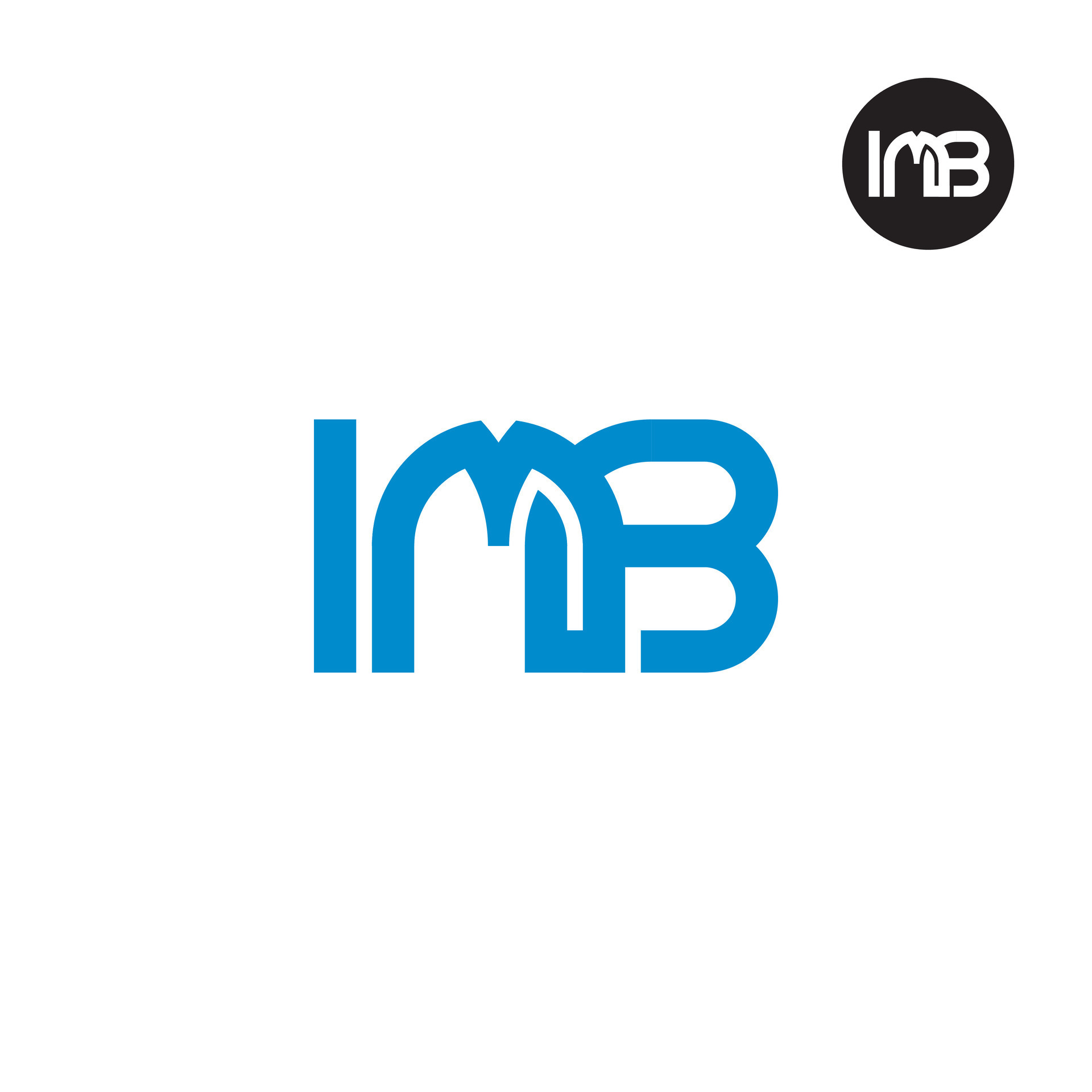 Letter IMB Monogram Logo Design 32981003 Vector Art at Vecteezy