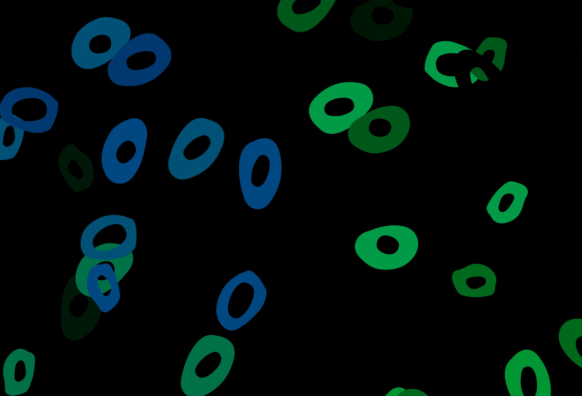 Dark Blue Green Vector Background With Bubbles 32981297 Vector Art At