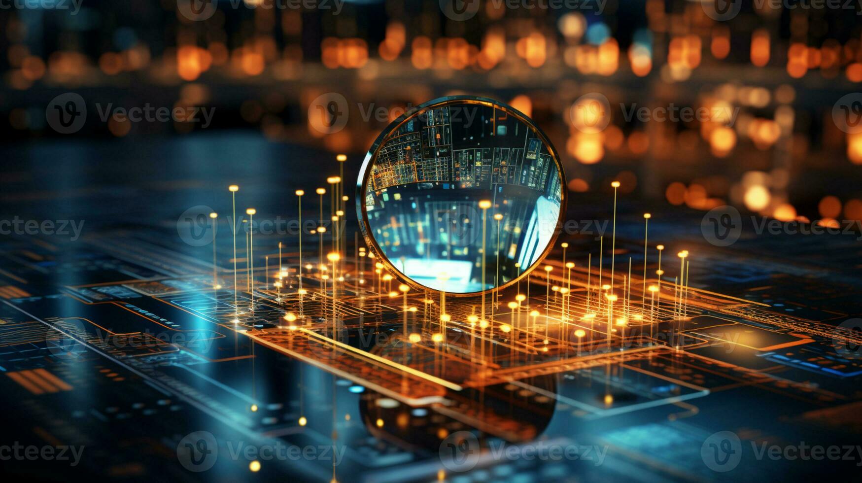 Data Visualization Close Up Technology Digitalization Optimization Of