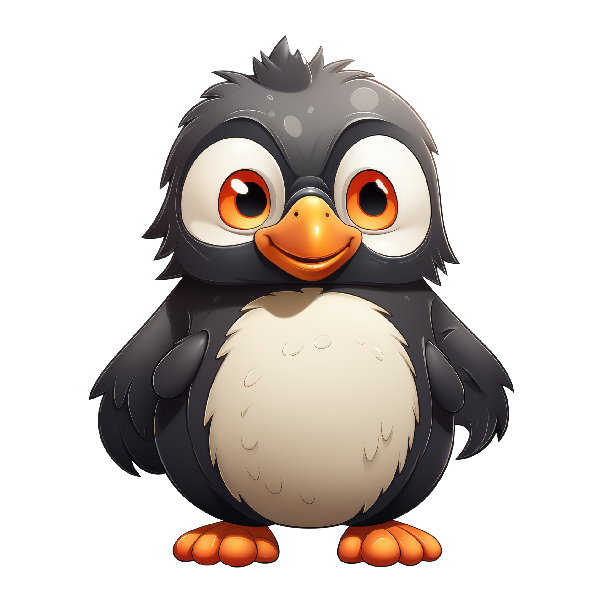 Cute Penguin Ai Generated 32999129 Png