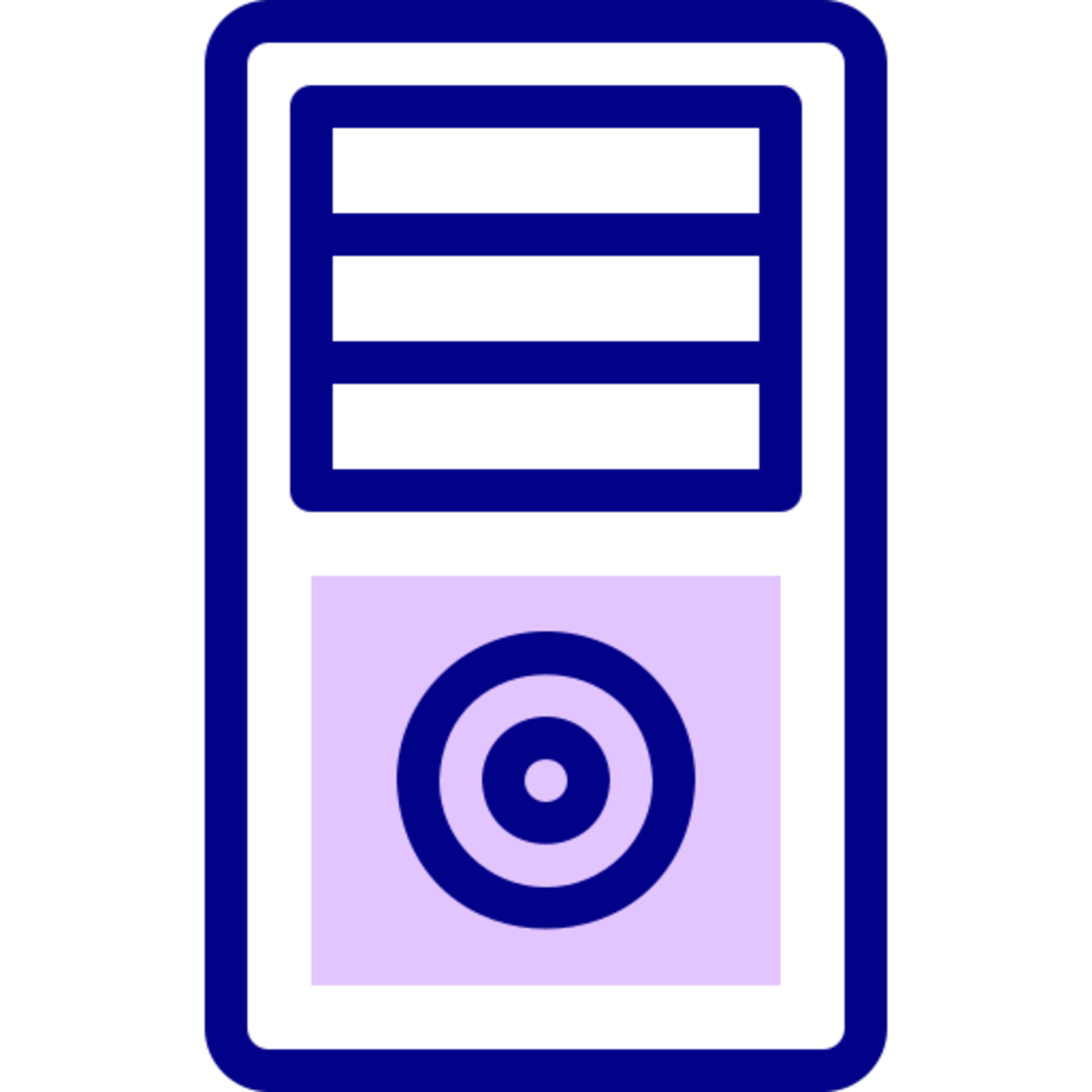 Computer Tower Icon Design 33000824 Png