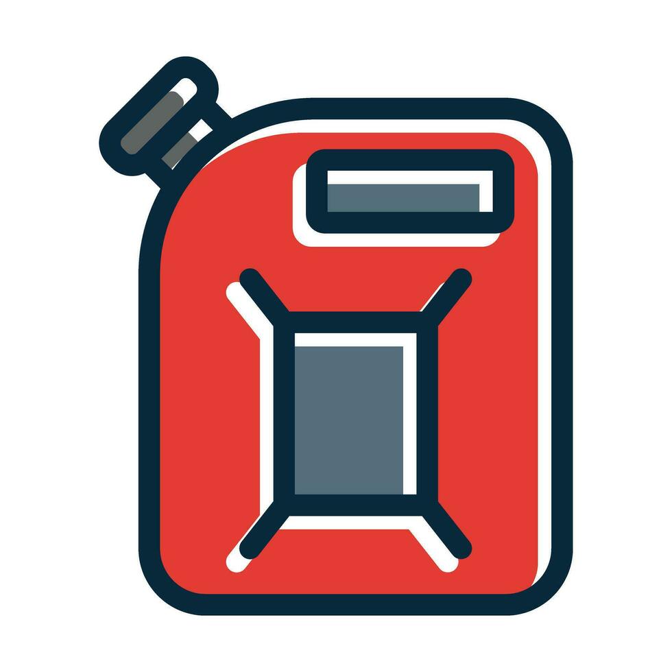 Canister Vector Thick Line Filled Dark Colors Icons For Personal And ...