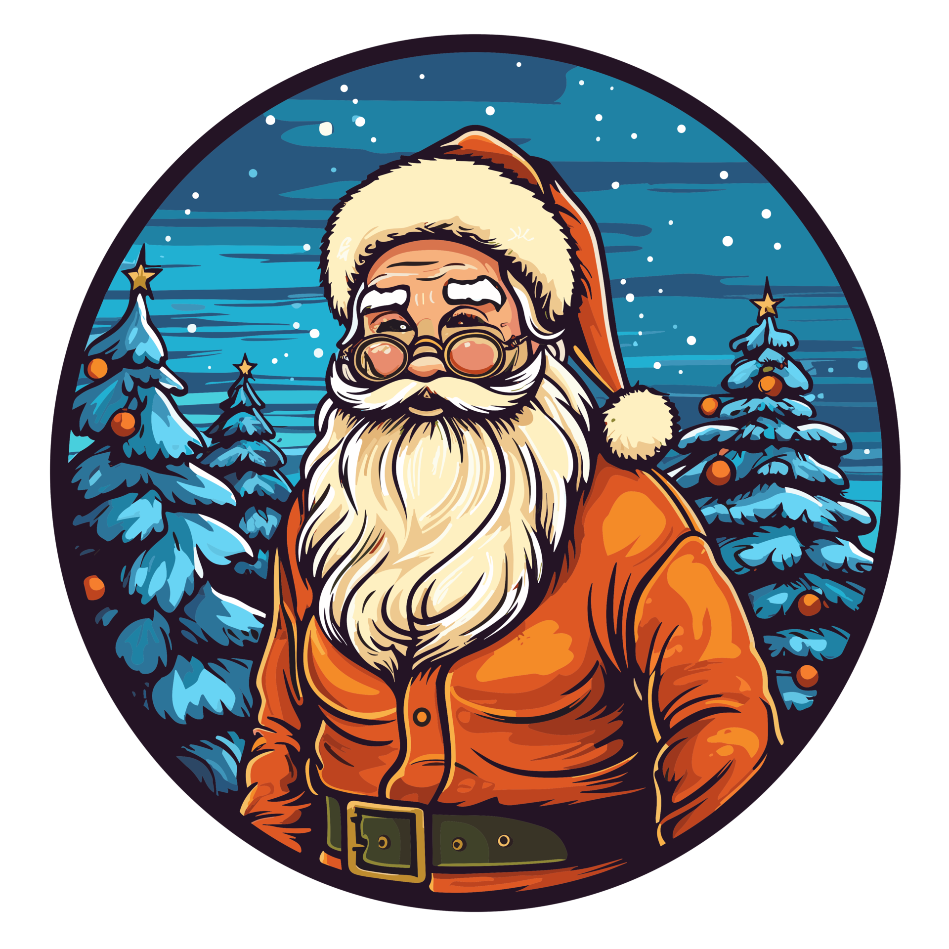 Beautiful Merry Christmas Clipart - Ai Generative 33002935 PNG