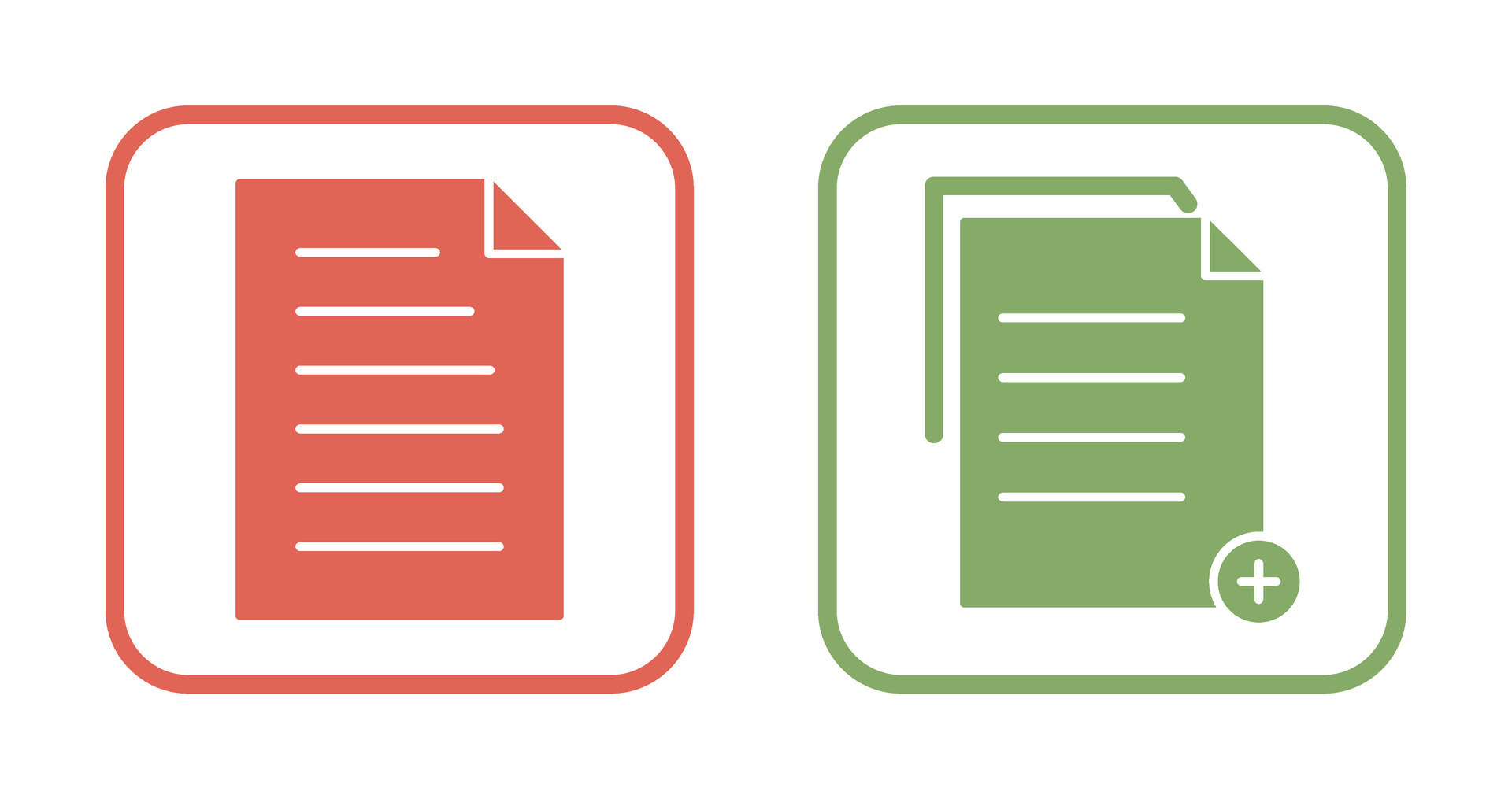 document and two files Icon 33008563 Vector Art at Vecteezy