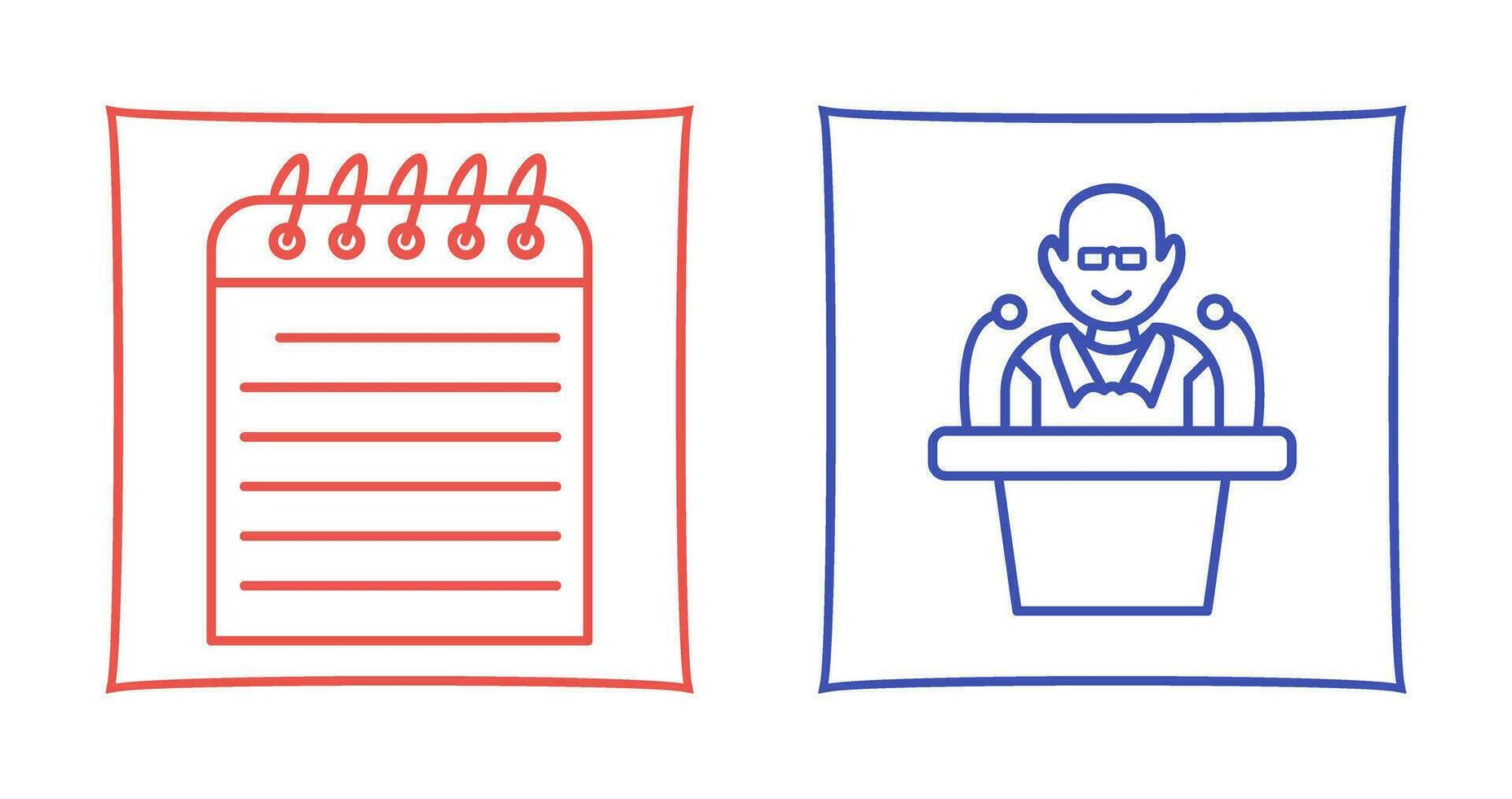 Note and Lecture Icon 33010194 Vector Art at Vecteezy