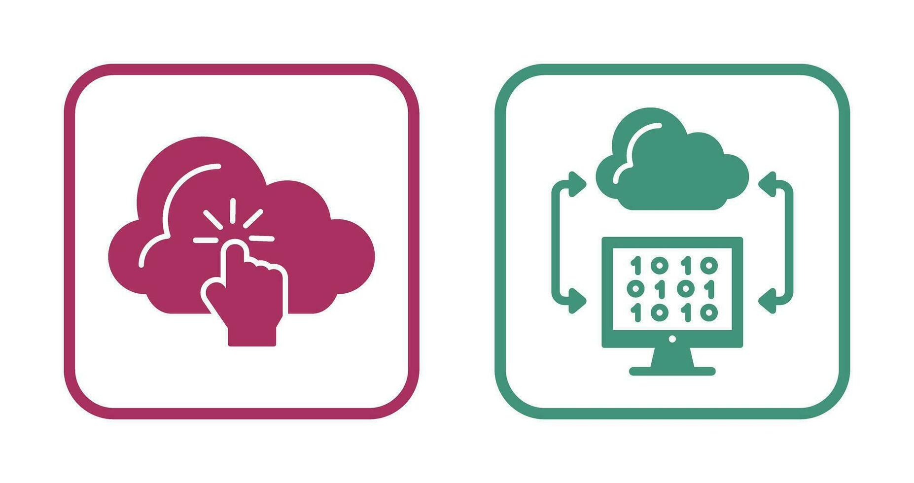 Cloud Computing and Cloud Coding Icon 33015387 Vector Art at Vecteezy