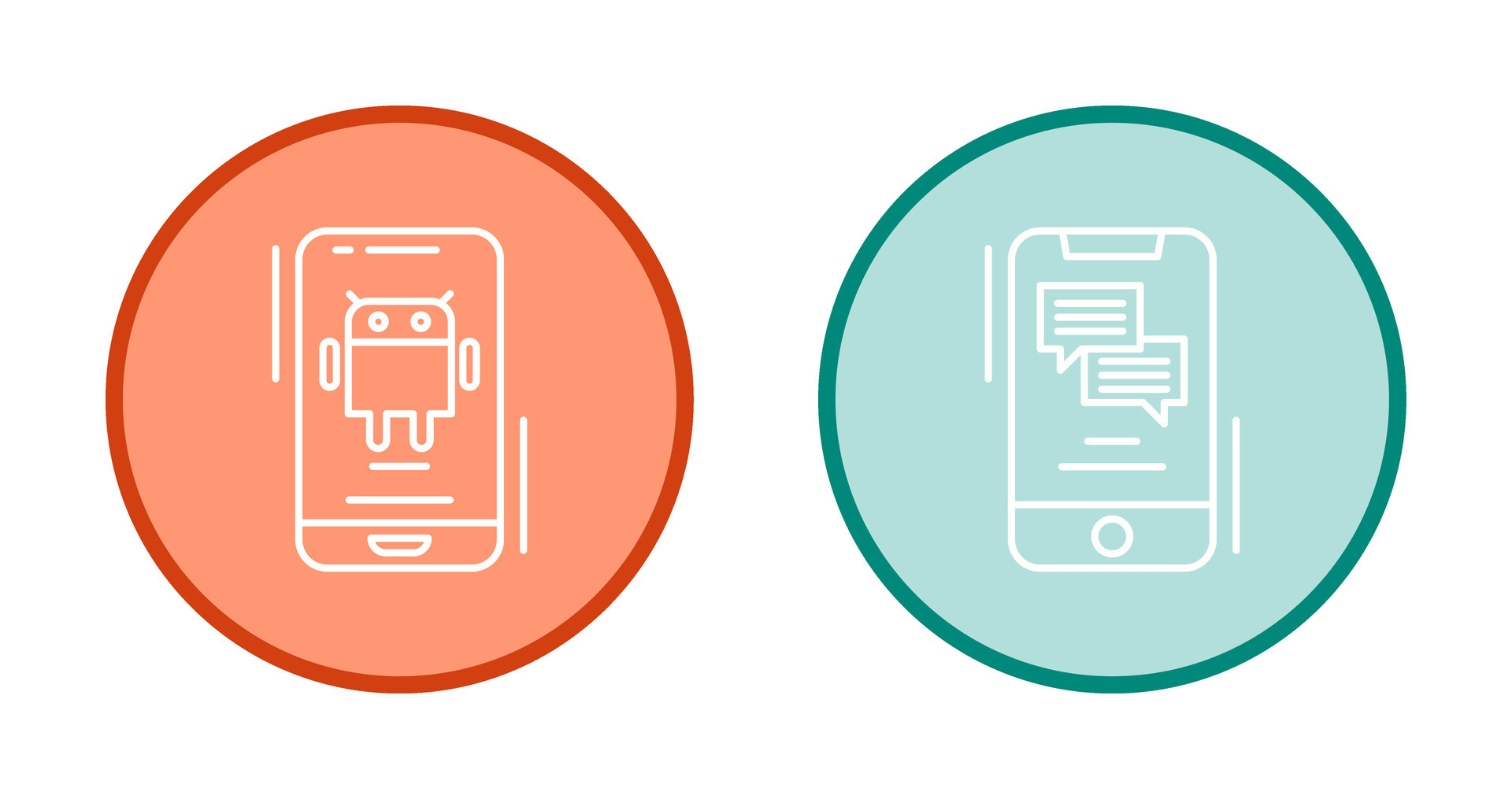 Android and Text Icon 33016341 Vector Art at Vecteezy