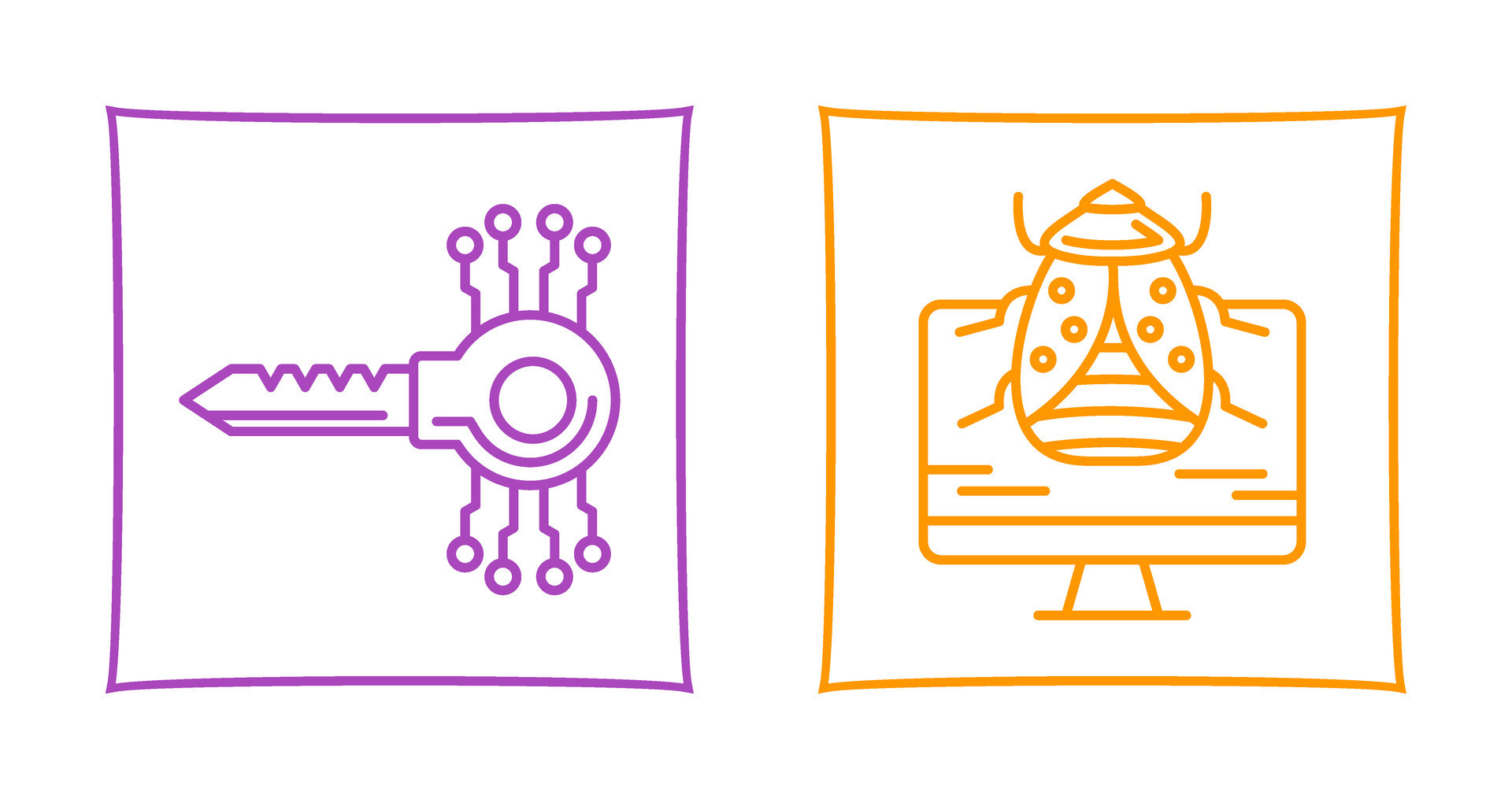 Key Code and Malware Icon 33016396 Vector Art at Vecteezy