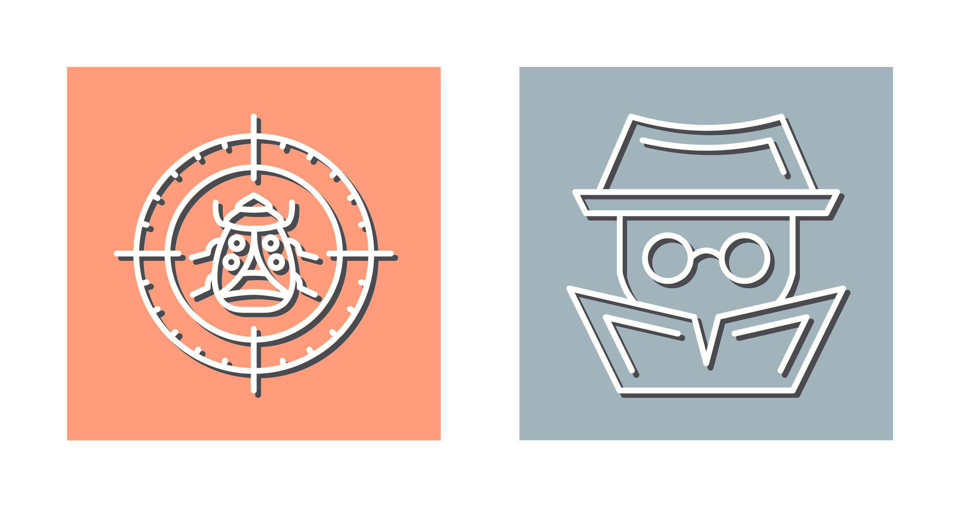 Bug Target And Hacker Icon 33016687 Vector Art At Vecteezy