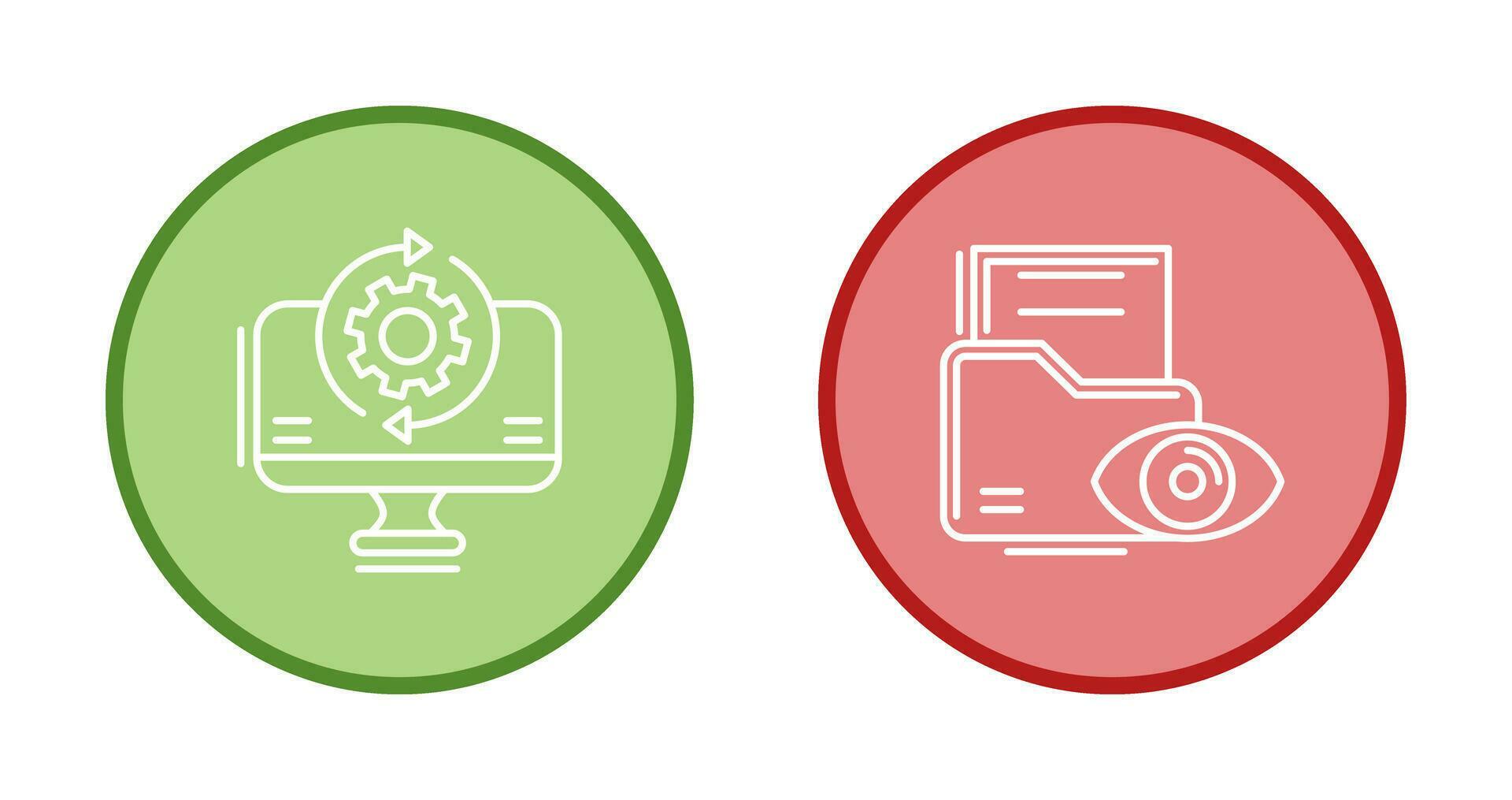 Synchronization And Data Visualization Icon 33017805 Vector Art At Vecteezy