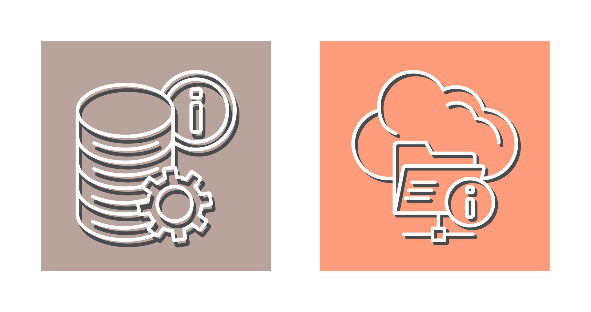 data and folder Icon 33021164 Vector Art at Vecteezy