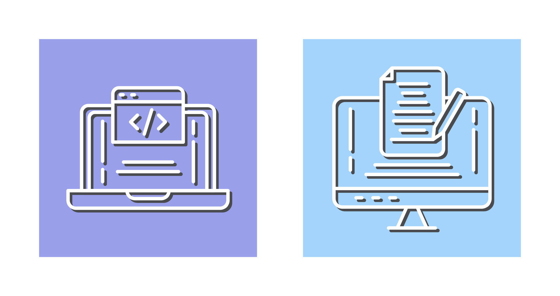 Coding and Note Icon 33022327 Vector Art at Vecteezy