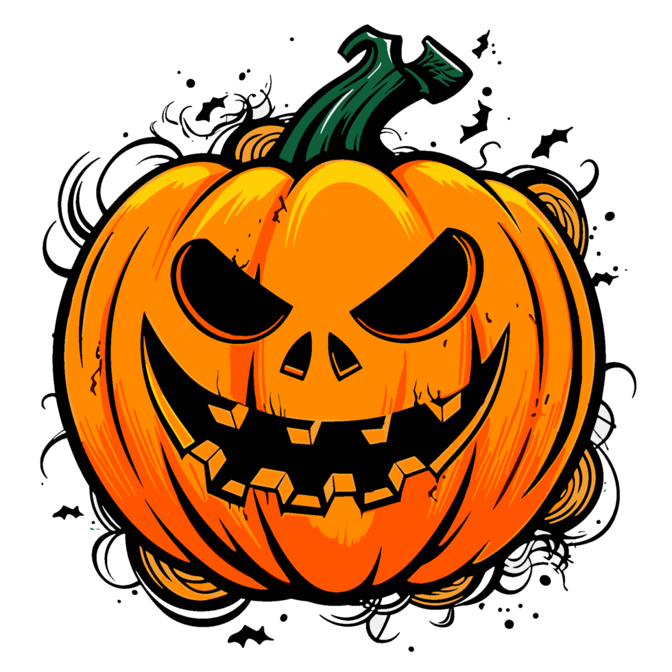 Scary Halloween Pumpkin Clipart - Ai Generative 33022984 PNG Scary Halloween Pumpkin Clipart - Ai Generative 33022984 PNG