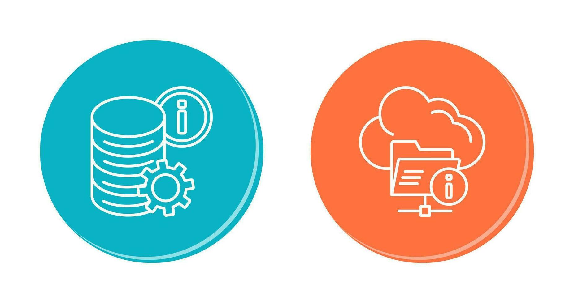 data and folder Icon 33025062 Vector Art at Vecteezy