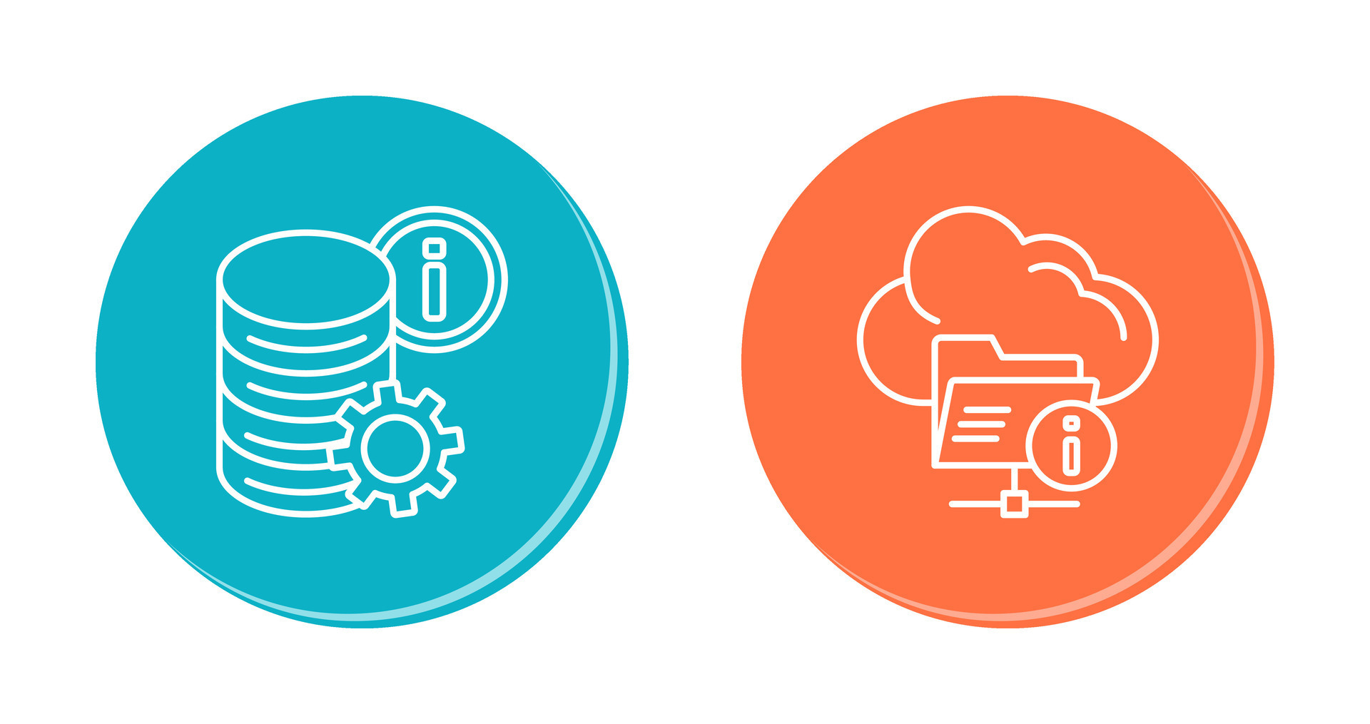 data and folder Icon 33025062 Vector Art at Vecteezy