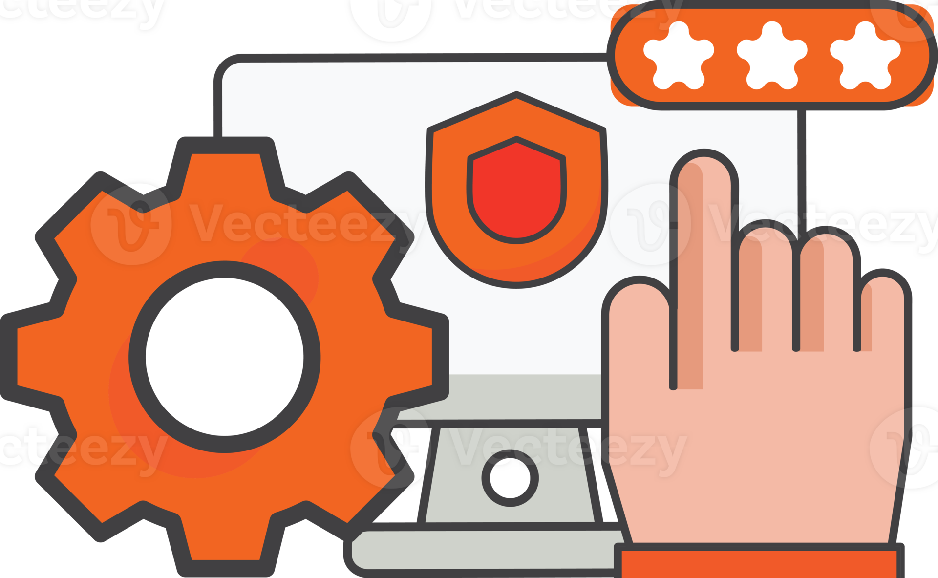 Computer Setting Icon 33026513 Png