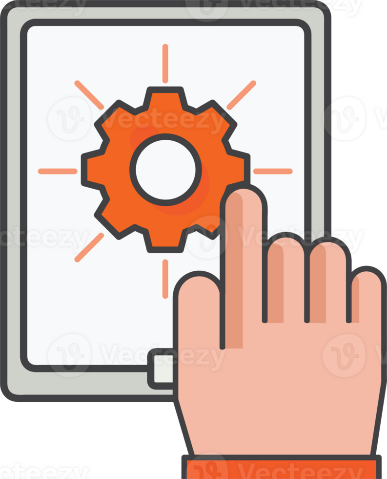 Computer Setting Icon 33026551 Png