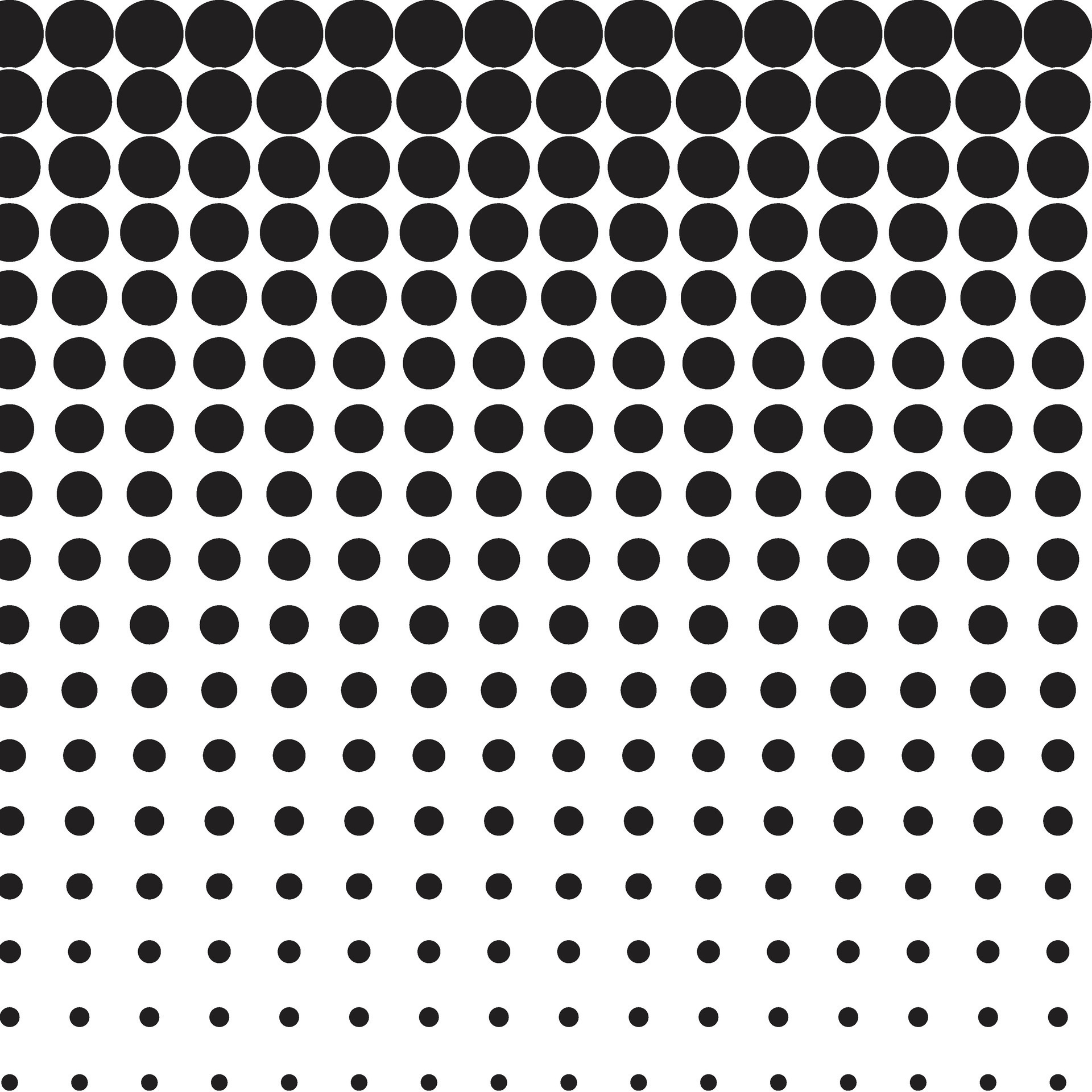 abstract seamless small to big black circle halftone pattern. 33040519 ...