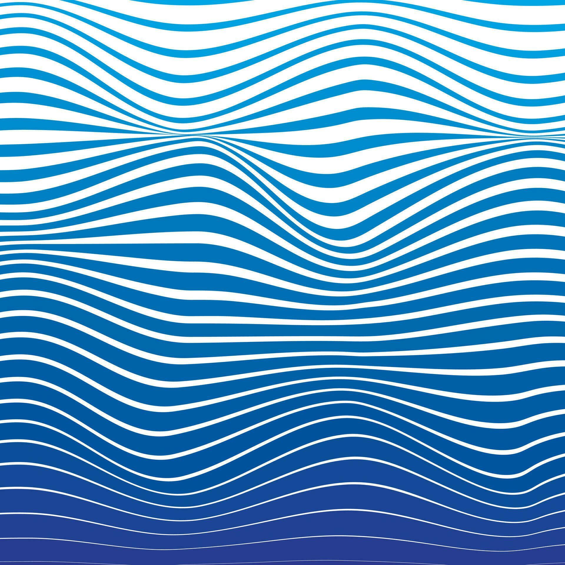 Simple Abstract Seamlees Blue And Sky Color Blend Wavy Distort Pattern