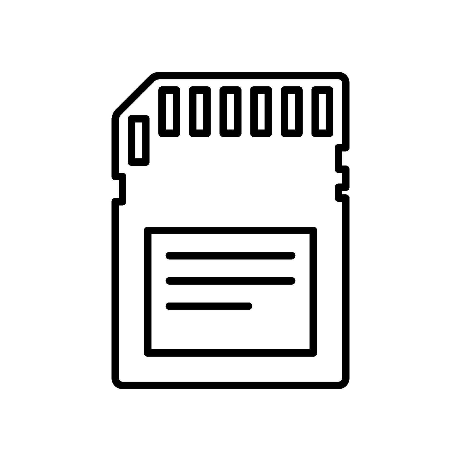 SD card or micro sd icon 33042543 Vector Art at Vecteezy