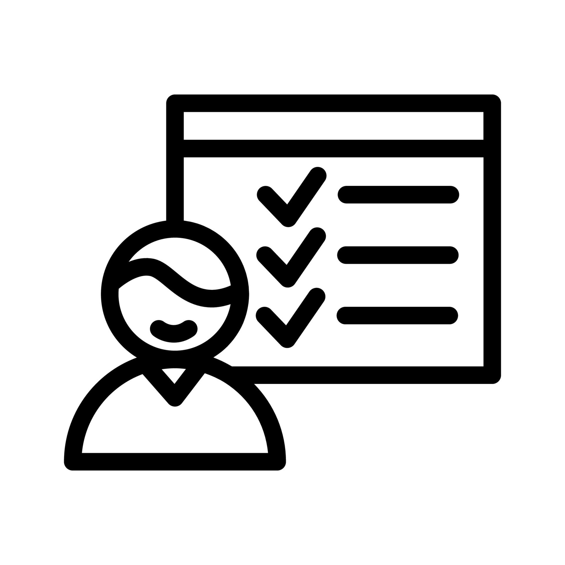 task icon or logo design isolated sign symbol vector illustration ...