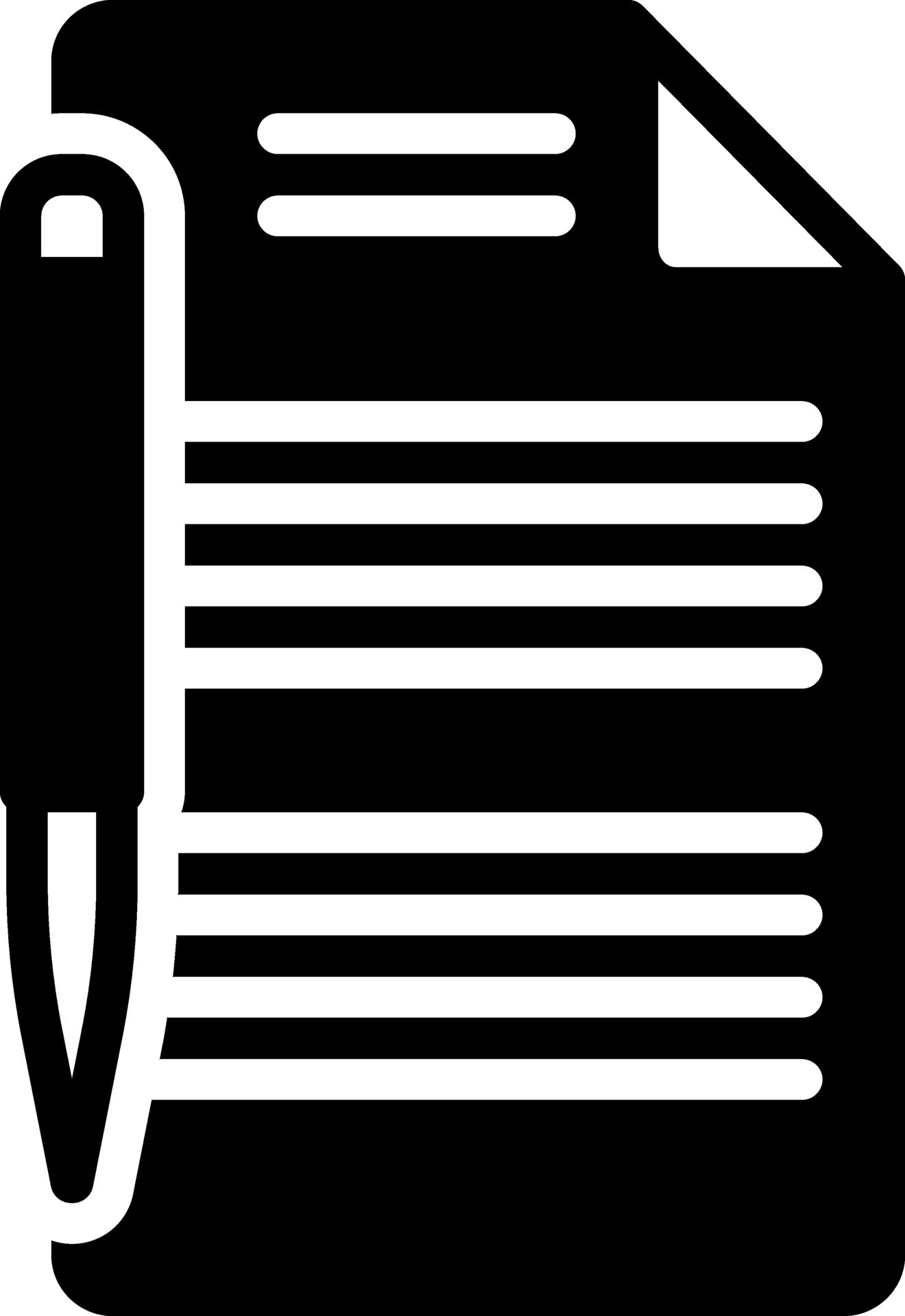 sólido icono para sinopsis 33047013 Vector en Vecteezy