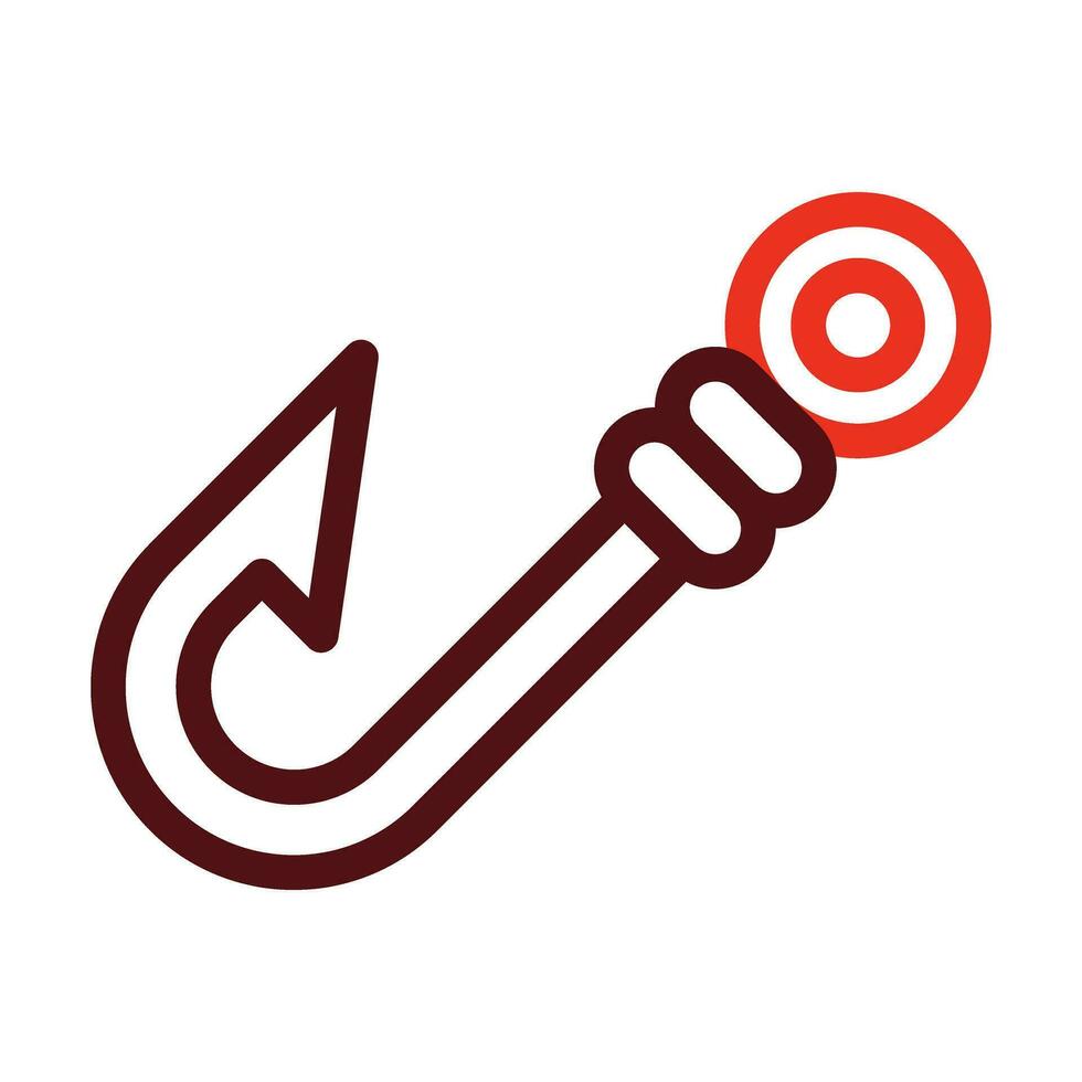 Diver Vector Thick Line Two Color Icons For Personal And Commercial Use ...